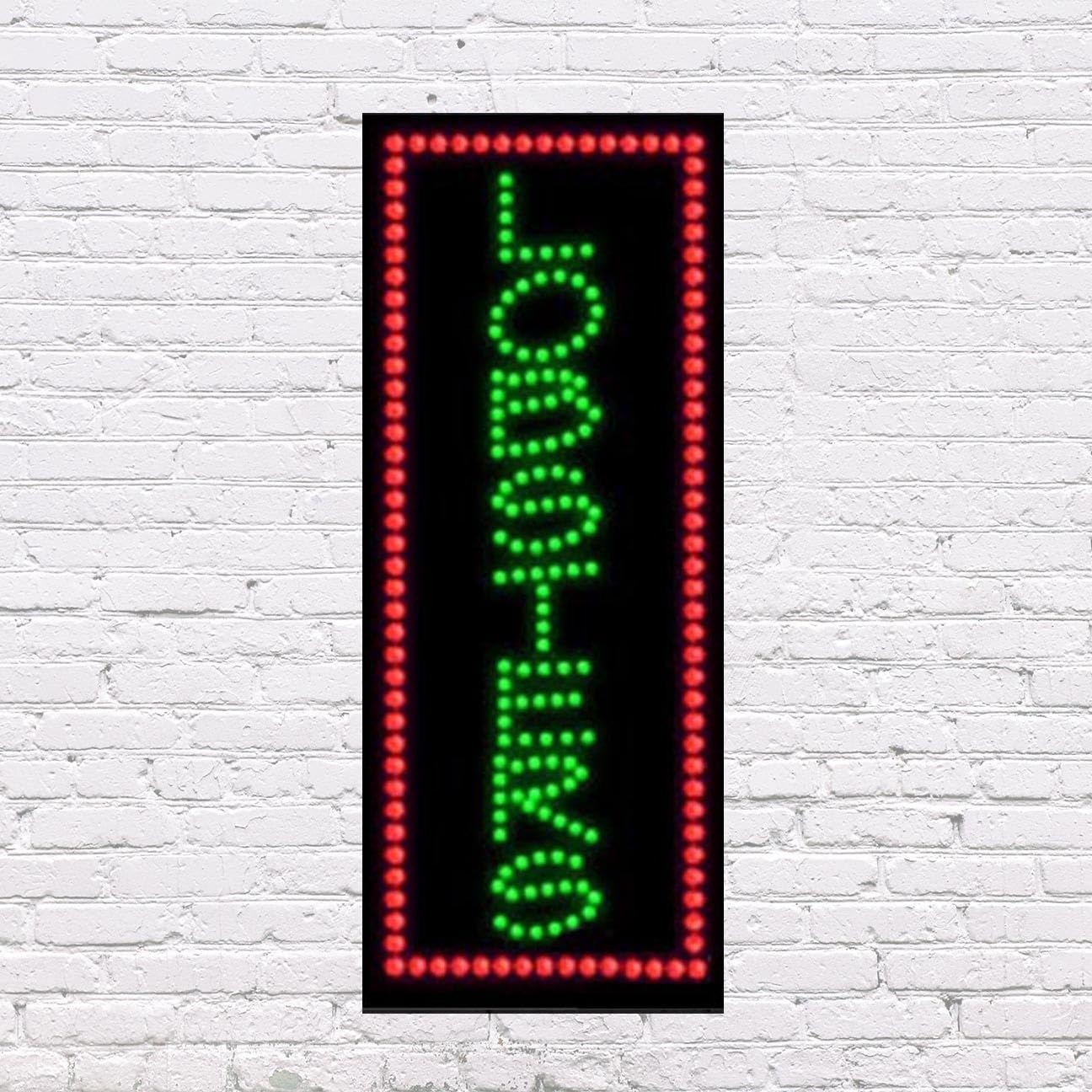 LED Lobsters | Light-up Sign | 11"W x 27"H x 1"D