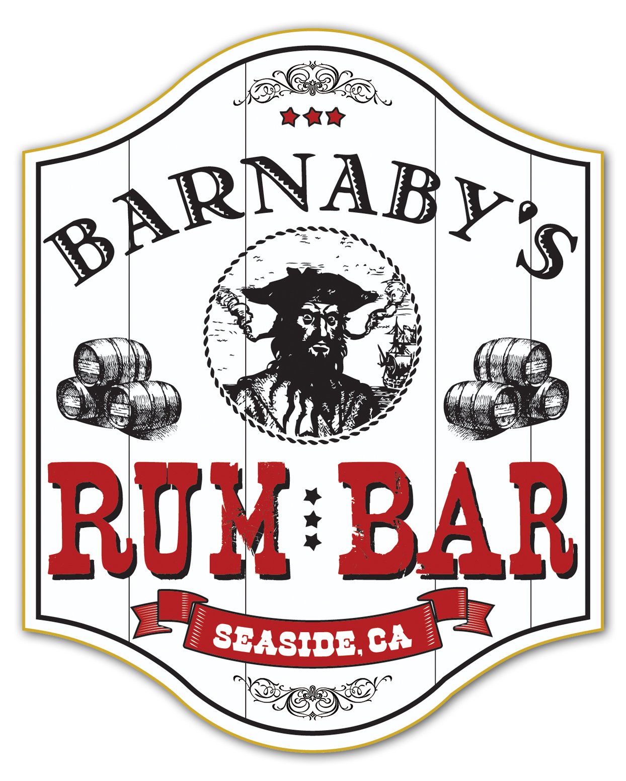 Pirate Rum Bar Custom Wooden Novelty Sign