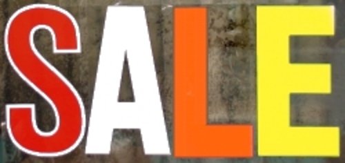 Static Cling 8" Reusable Window Letters Sign Kit
