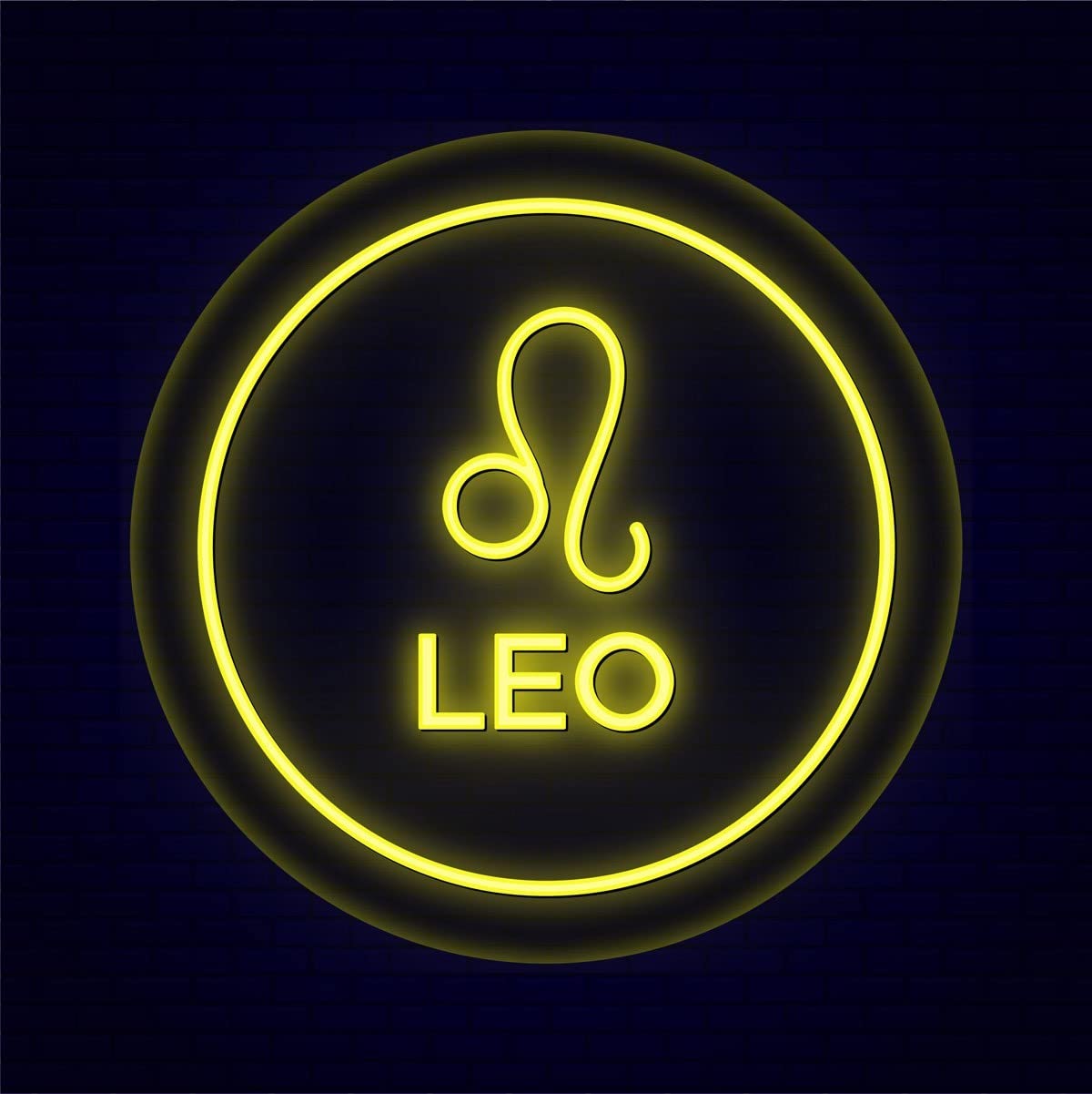 Leo Zodiac Horoscope Illuminated LED Neon bright display sign for wall