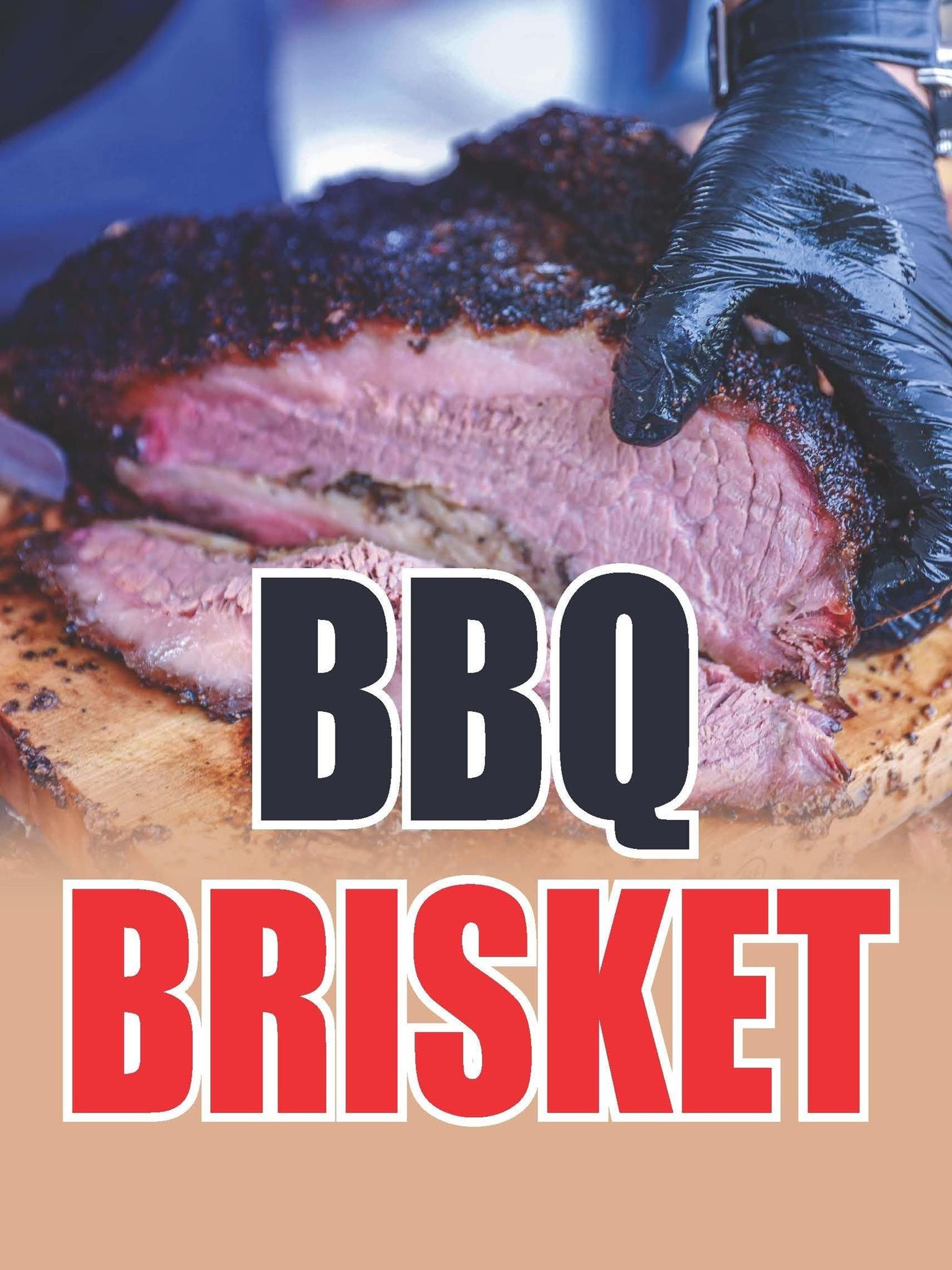BBQ Brisket | Retail Window Display Sign | 18"W x 24"H