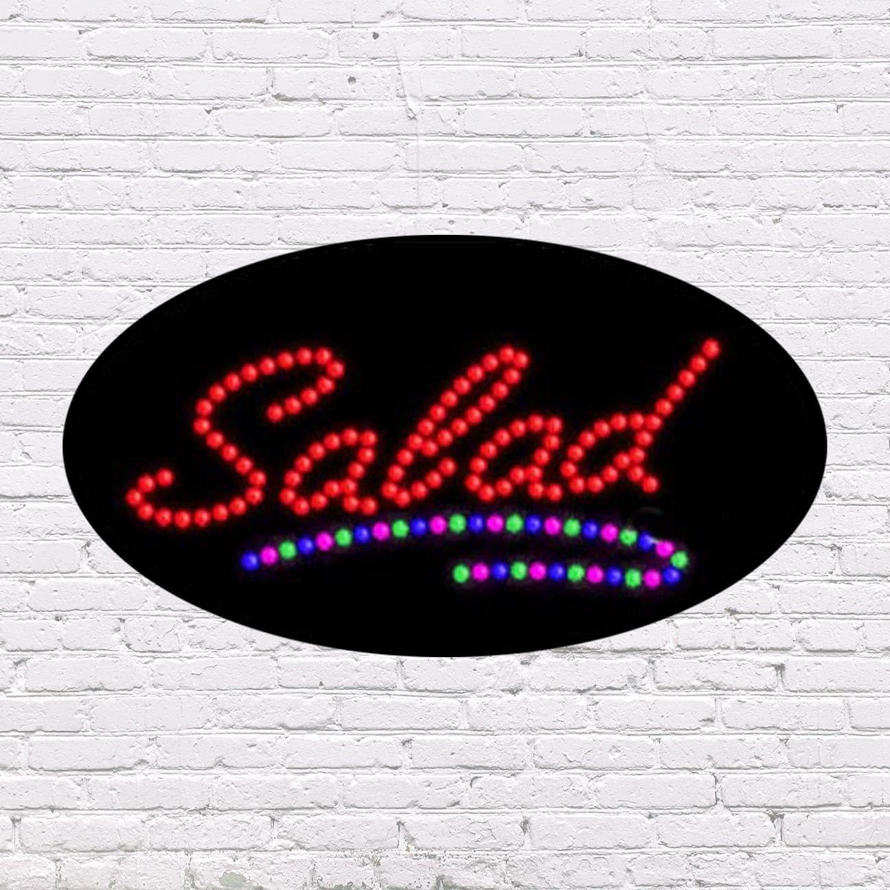 LED Salad Sign | Light Up Sign | 15"H x 27"W x 2"D