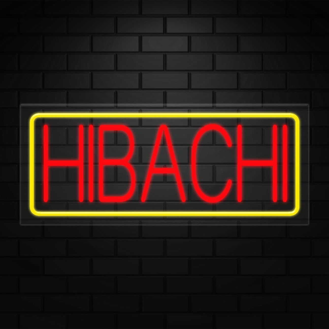 Hibachi Neon Sign for Retail Displays | LED Flex Neon | 24"W x 10"H x