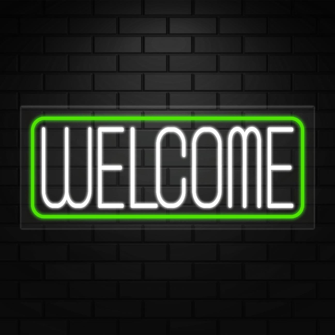 Welcome Neon Sign for Retail Displays | LED Flex Neon | 30"W x 12"H x