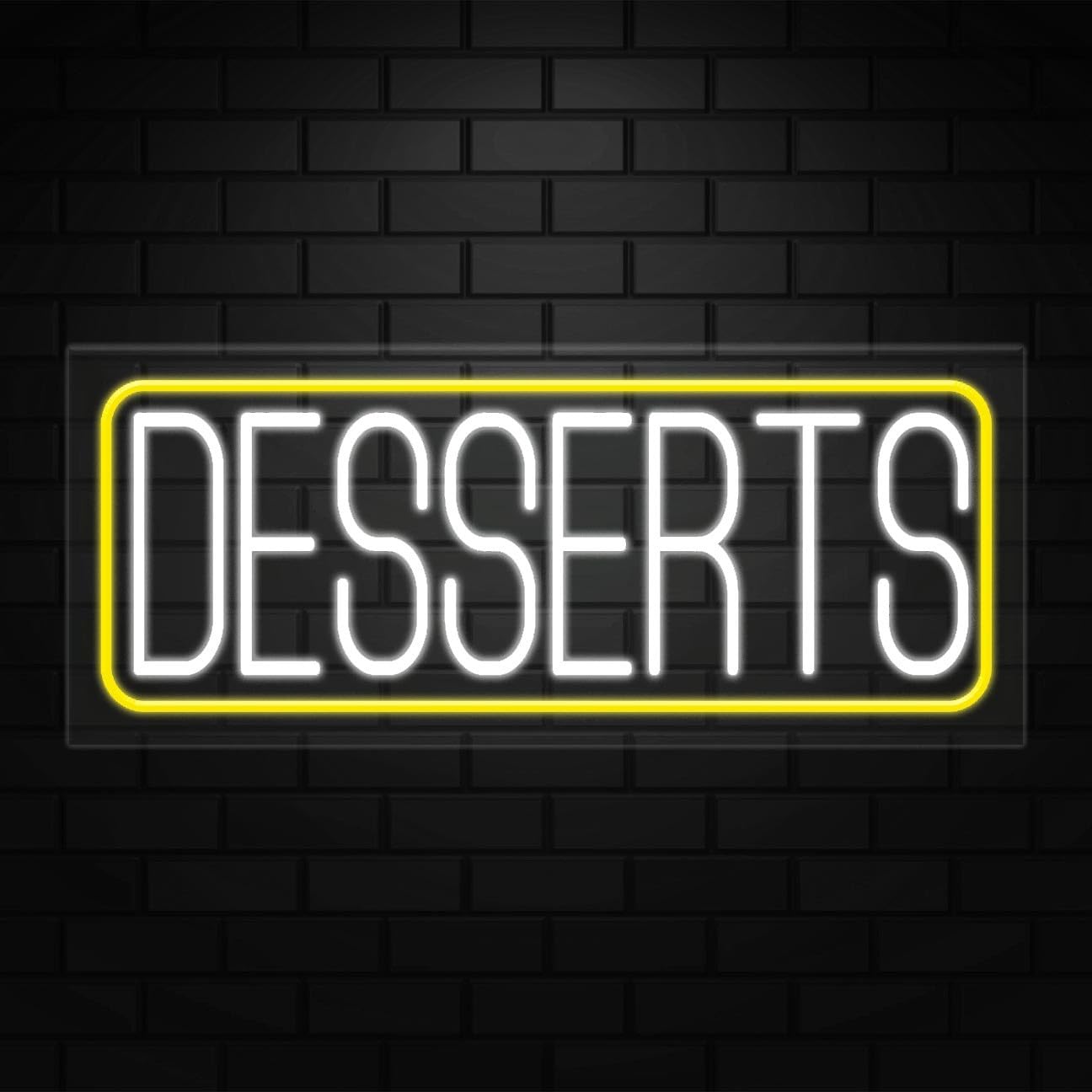 Desserts Neon Sign for Retail Displays | LED Flex Neon | 30"W x 12"H x